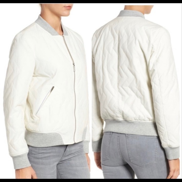 French Connection | Jackets & Coats | French Connection Quilted Bomber ...